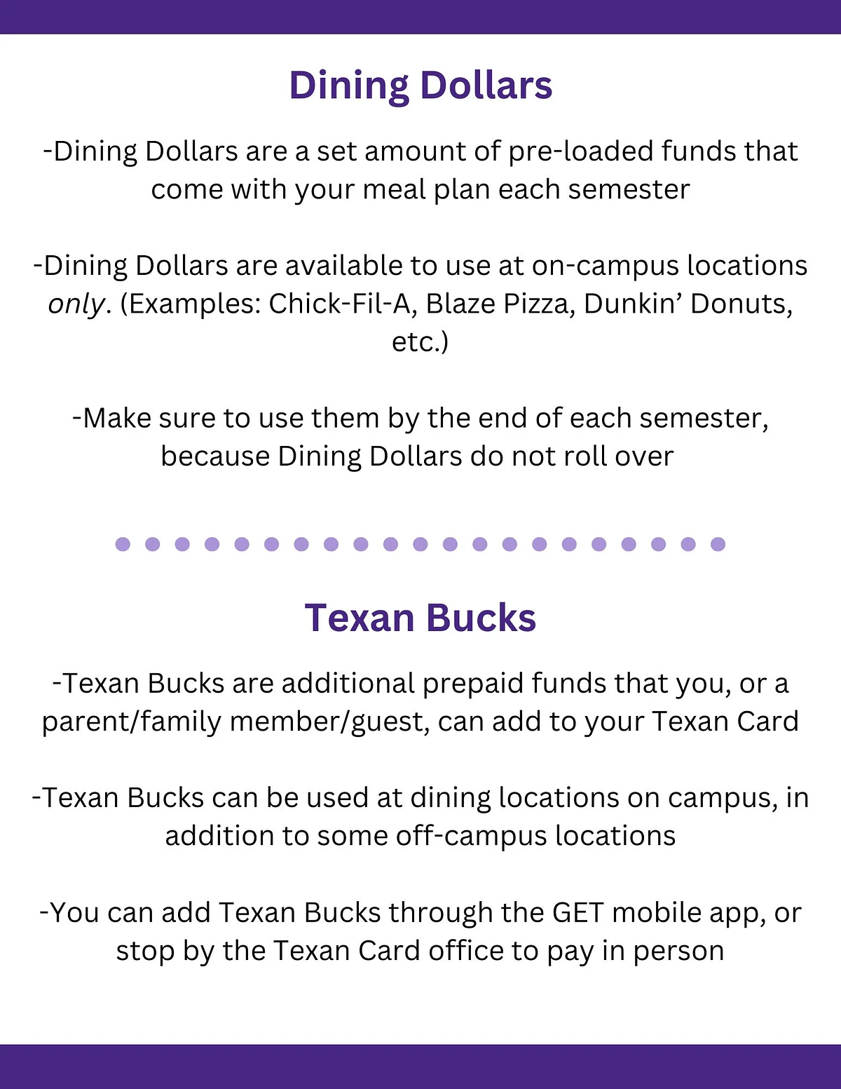 Explanati | The Tarleton State University Parent and Family Experience