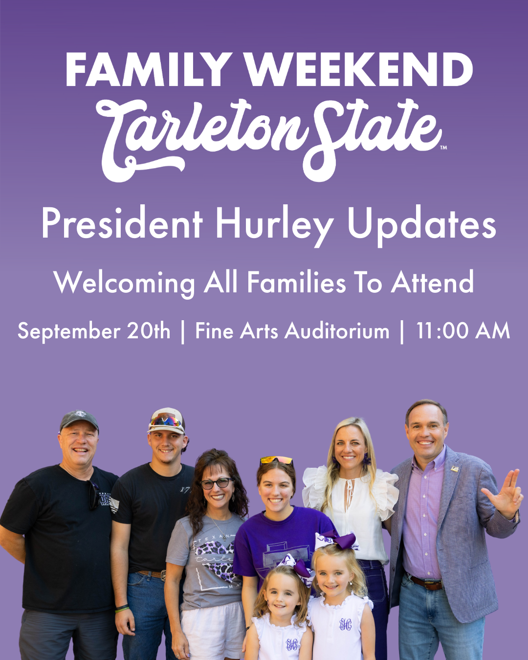 President | The Tarleton State University Parent and Family Experience